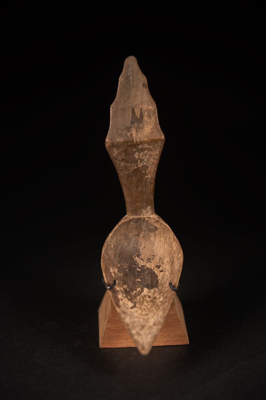Bunun Tribe Wooden Spoon – 1930s | Old Taipei Collection